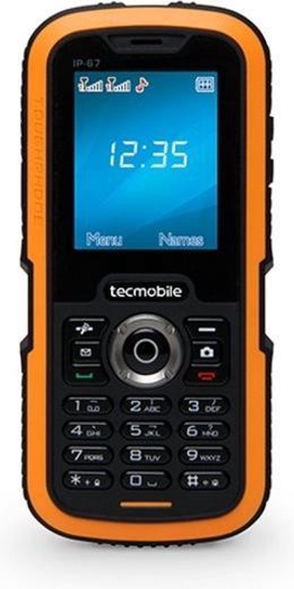 Tec Mobile Titan 150 IP67 black orange | bol.com
