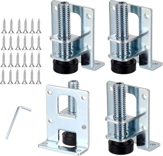 Verstelbare Heavy Duty Meubels Leveler Voeten - 4 stuks M10 Nivellering Benen voor... | bol