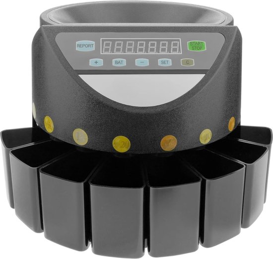 Munttelmachine – Digitale Spaarpot met Teller – 220V – Spaarpot Kluis – 300 Munten per... | bol