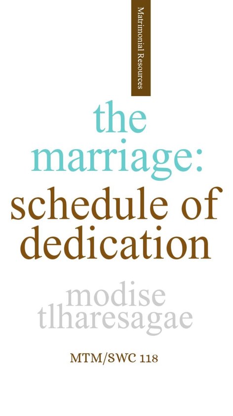 Matrimonial Series 2 - The Marriage: Schedule Of Dedication (ebook ...