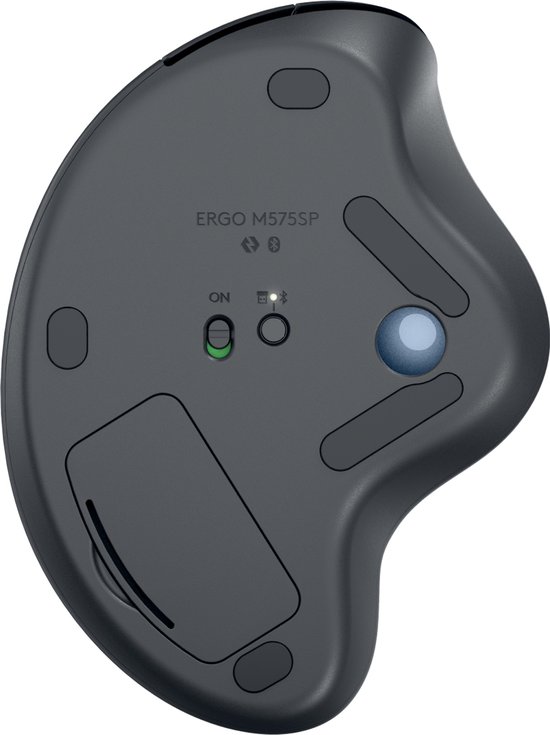 Logitech Ergo M575S Trackball Muis - Draadloos - Ergonomisch - Graphite ...