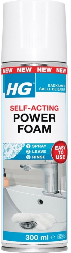 HG - Badkamer - Badkamerreiniger - Power Foam Badkamer - Zelf ...