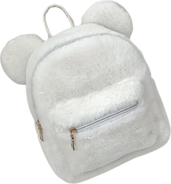 Livano Teddy Tas - Fluffy - Rugzak - Backpack - Schooltas - Dames ...