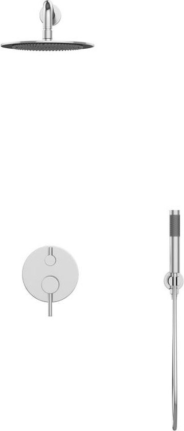 Vente-unique Set van inbouwdouche met mechanische mengkraan ...