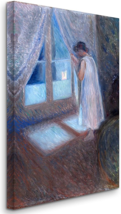 Edvard Munch - Girl Looking out the Window - Meisje kijkt uit het raam (1893) - 3:2 | bol