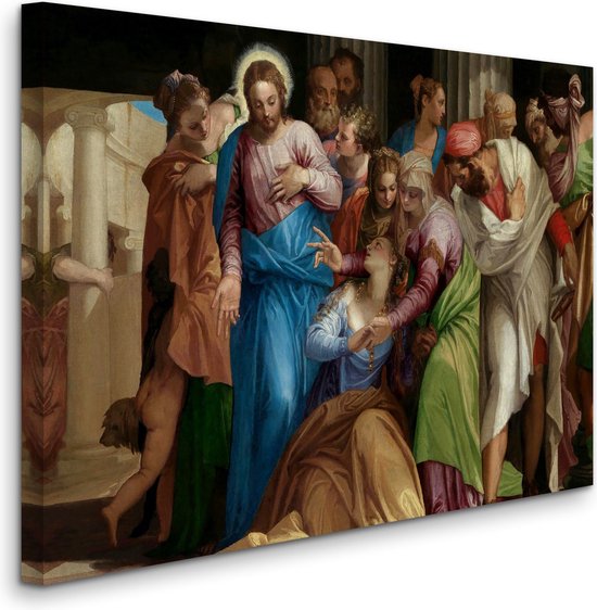 Paolo Veronese - The Conversion of Mary Magdalene - De bekering van ...