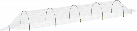 vidaXL Kweektunnel 1,5x5 m - Glasvezel en Polypropeen Kweektunnel - Kas ...