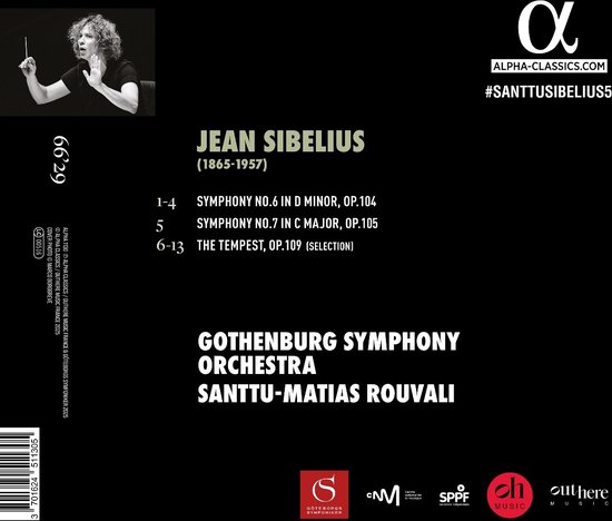Gothenburg Symphony Orchestra, Santtu-Matias Rouvali - Sibelius: Symphonies Nos. 6 &... | bol