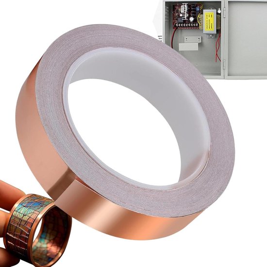 Single-Sided Conductive Solder Tape - Copper Foil Tape for Stained ...