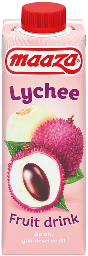 Maaza Fruitdrank Lychee 8 pakjes x 33 cl | bol