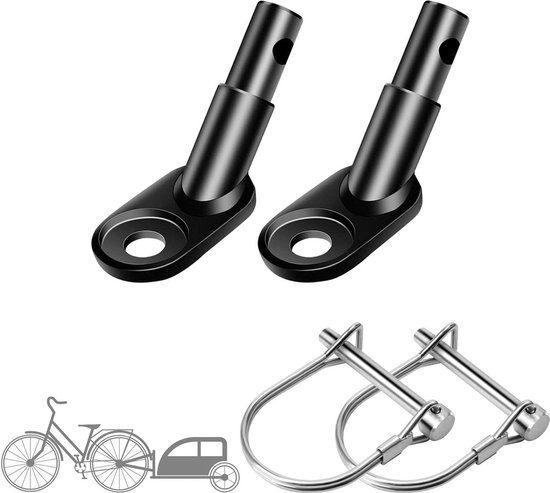 2-Piece Bicycle Trailer Coupling Clutch for Bikes with U Buckles ...