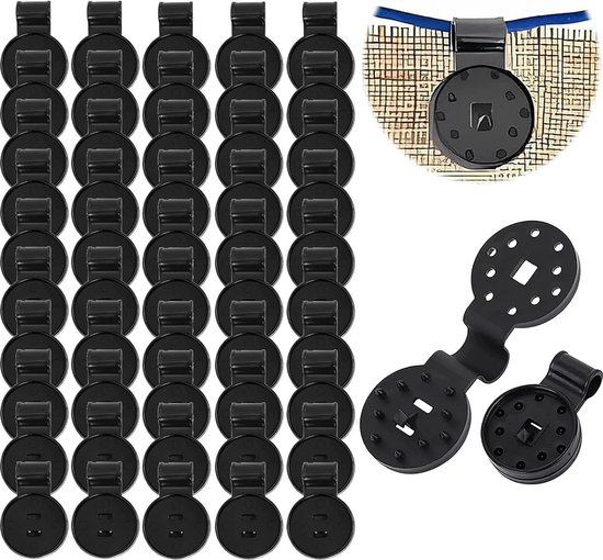 50Pcs Reusable Heavy Duty Lock Grip Shade Cloth Clips - Shade Fabric ...
