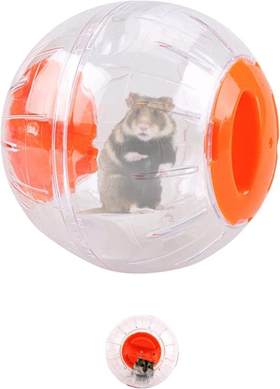 Hamster Oefenbal Loopbal met Oefenwiel voor Kleine Huisdieren - Geschikt voor... | bol