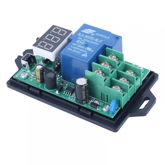 Voltage monitoring module with delay - DC 0-99.9V programmable relay ...