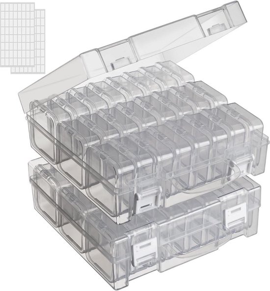 24 Slots Opbergdozen voor Diamantkunst - Opbergdozen voor... | bol