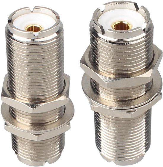 Adaptateur cloison UHF femelle vers UHF femelle SO239 PL259 - Connecteur coaxial RF à... | bol