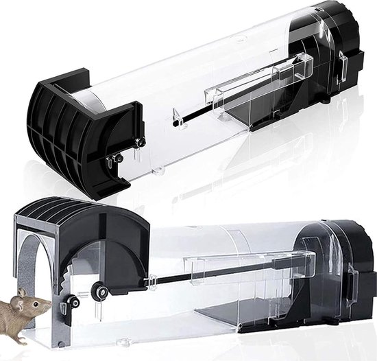 Diervriendelijke Muizenval - Herbruikbaar - Set van 2 - Geschikt voor ...