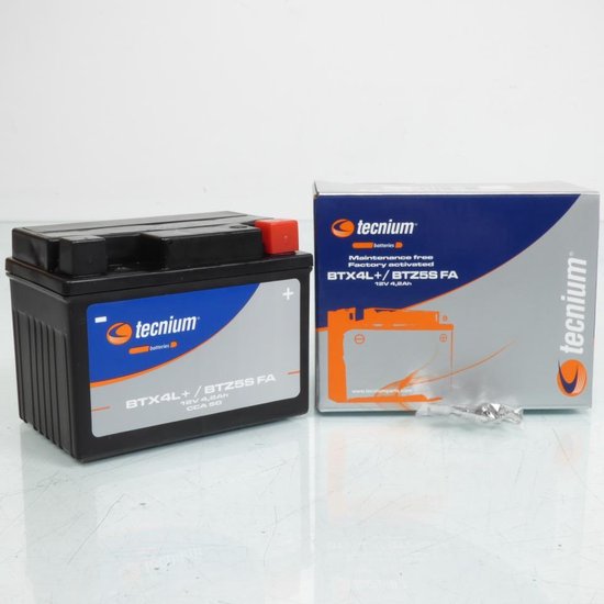 accu tecnium voor motor suzuki 350 dr se 1994 tot 1995 ytx4l-bs / 12v ...