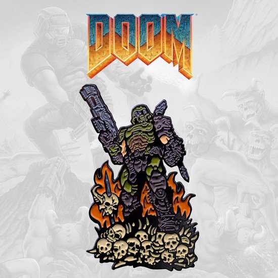 FaNaTtik Doom Eternal Pin Badge Doom Guy Limited Edition Pins ...