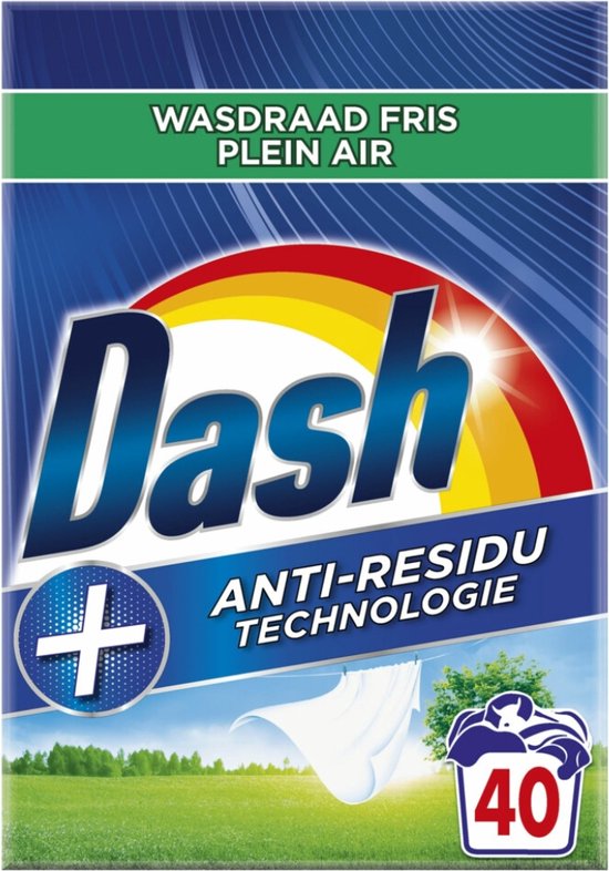 Dash - Waspoeder - Witte en Gekleurde Was - Wasdraad Fris - 40 ...