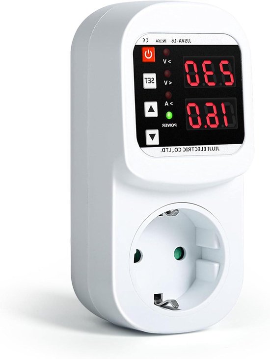 Nieuwe titel:16 A AC 220 V Adjustable Automatic Voltage Protection ...