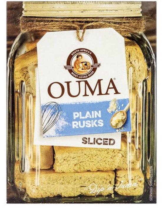 Ouma - Plain Rusks Sliced 450g | bol