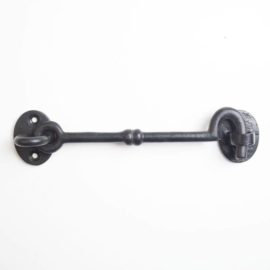 Good in Style - Deurhaak zwart gelakt - 125mm | bol