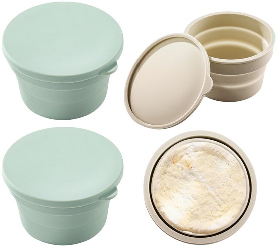 Dough Proofing Bowl Containers Stackable Bread Containers for Sourdough ...