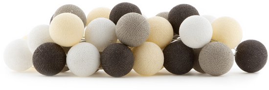 Cotton Ball Lights - LED lichtslinger voor binnen - Handgemaakt en ...