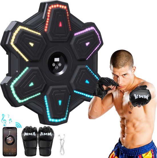 Boksmachine - Boxing Machine - Met Bluetooth - Muurbevestiging ...