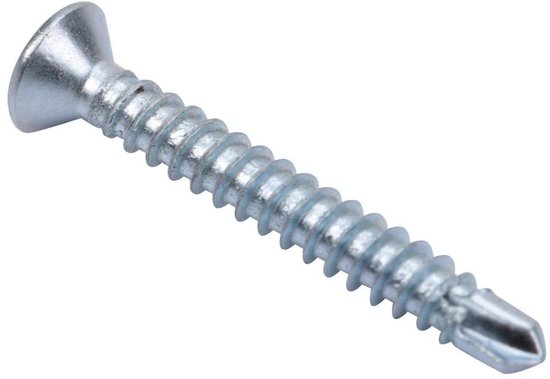 Countersunk Head Self Drilling Self Tapping Metal Screws Bolts 50pcs M4.2 for Plate... | bol