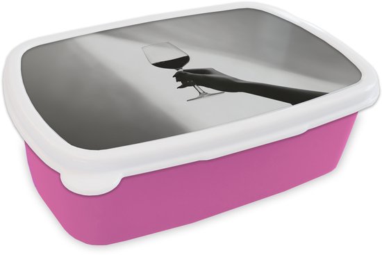 Broodtrommel Roze - Lunchbox Lichtinval - Wijn - Rood - Glas ...
