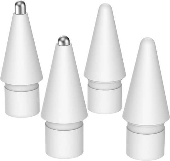 4 Pack Replacement Tips for Apple Pencil - No Wear Out Fine Point Mix ...
