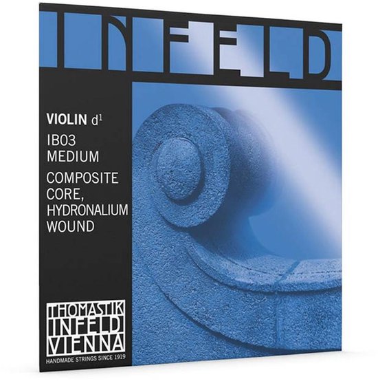 Thomastik Infeld TH-IB-03 violin string D-3 4/4 blue, composite core ...