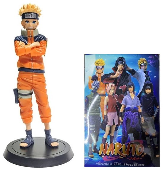 Happy Trendz® - Naruto Anime Uzumaki Uchiha Action Figure - 23 CM in ...