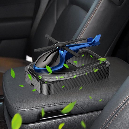 Helikopter auto luchtverfrisser op zonne-energie - aromatherapie ...