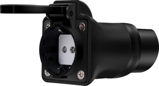 Schuko-adapter 35 KW 16 A 220 V - type 2 laadstation adapter met Schuko ...
