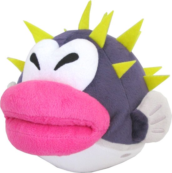 Super Mario Bros.: Porcupuffer 18 cm Knuffel | bol