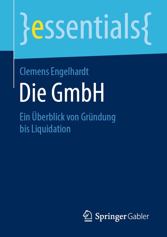 essentials - Die GmbH (ebook), Clemens Engelhardt | 9783658285739 ...