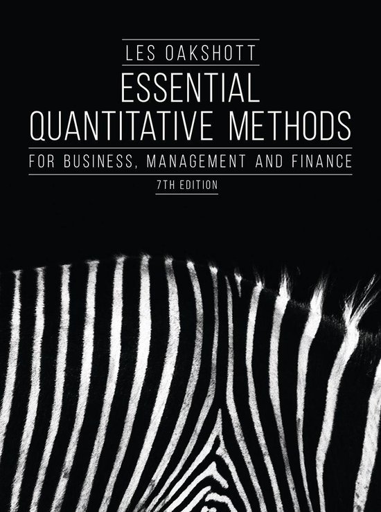 Essential Quantitative Methods (ebook), Les Oakshott | 9781352005707 | Boeken | bol