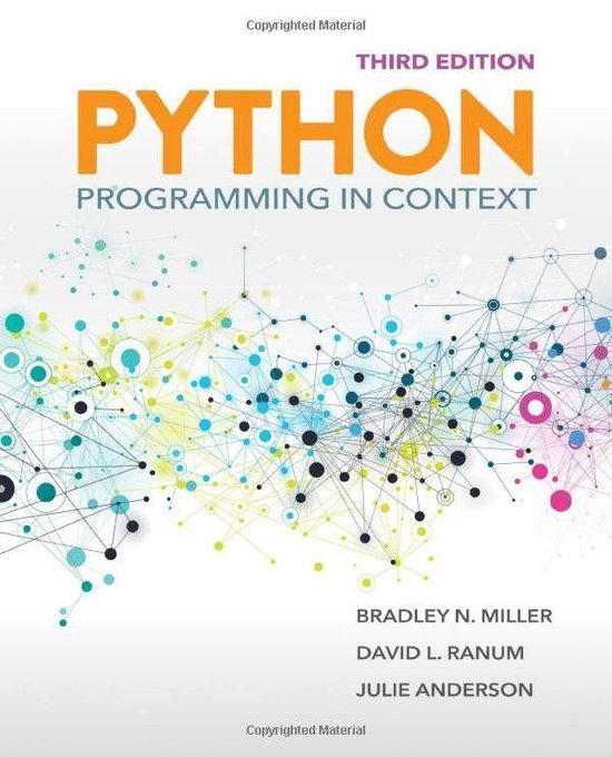 Python Programming in Context, 3rd Edition (ebook), Bradley N.Miller | 1230003684375 |... | bol