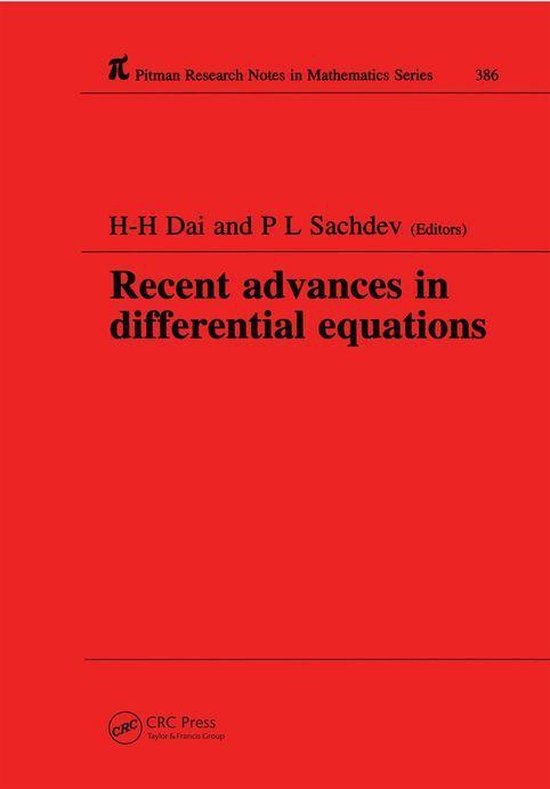 Recent Advances in Differential Equations (ebook), H-H Dai | 9781000724547 | Boeken | bol