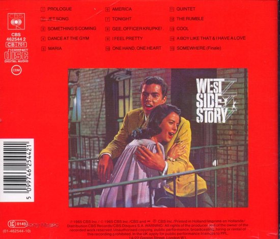 West Side Story - Original Sou, Leonard Bernstein | Muziek | bol