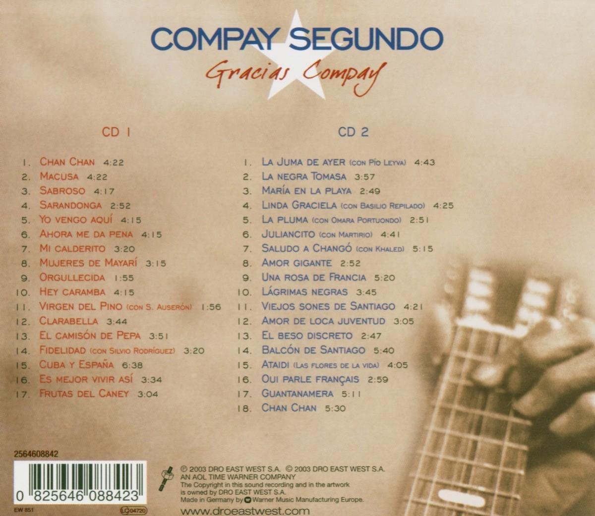 Gracias Compay-Definitive Coll, Compay Segundo | CD (album) | Muziek ...