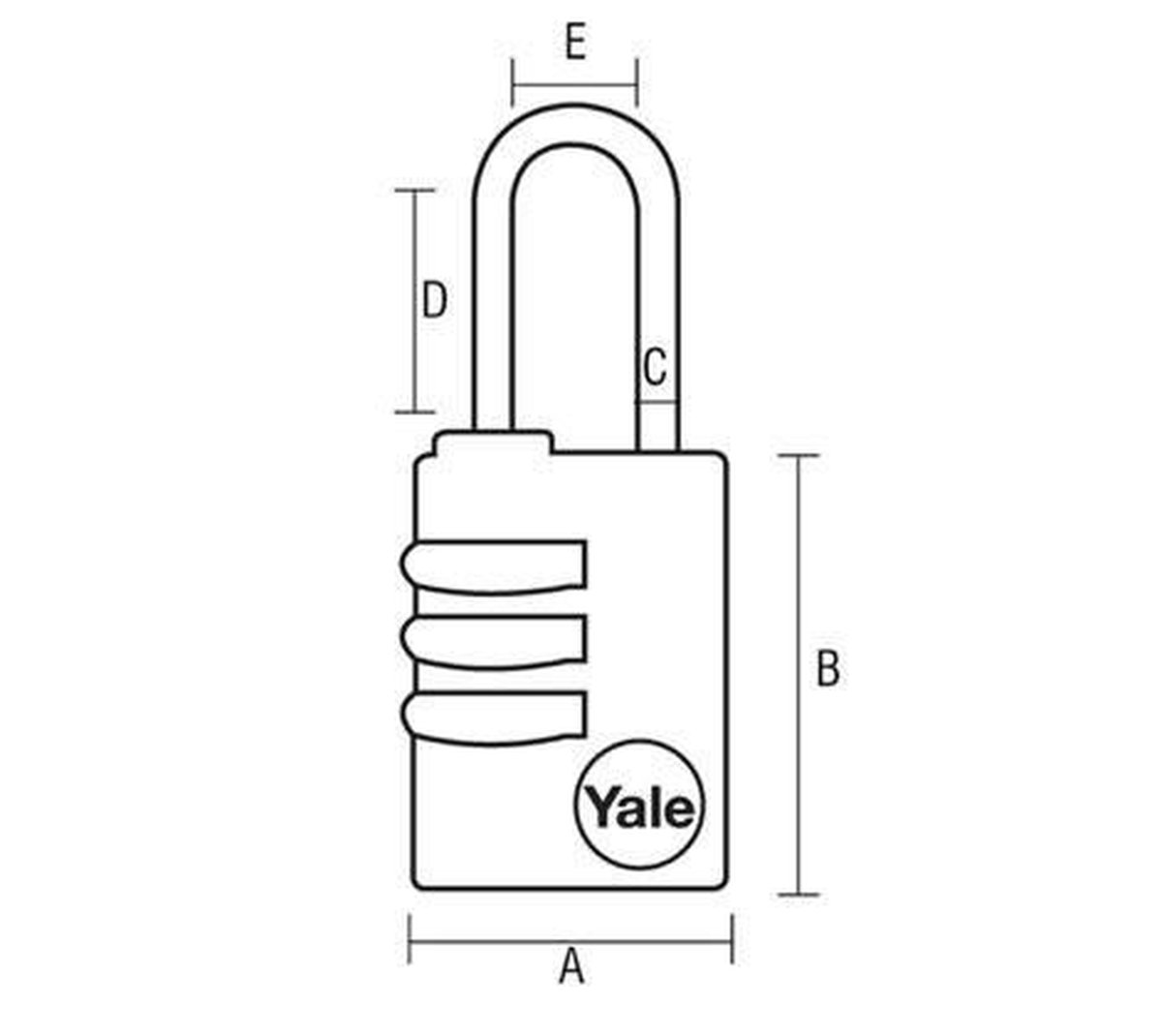 Yale - Cijferslot - Y150/22 | bol