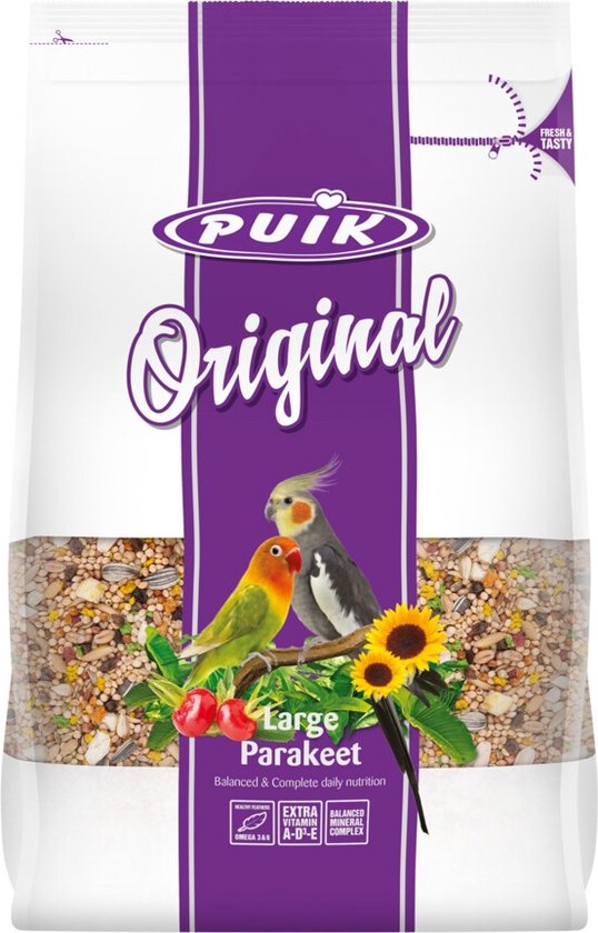 Puik Original - Vogelvoer - Grote Parkiet - 900gr - 1ST | bol