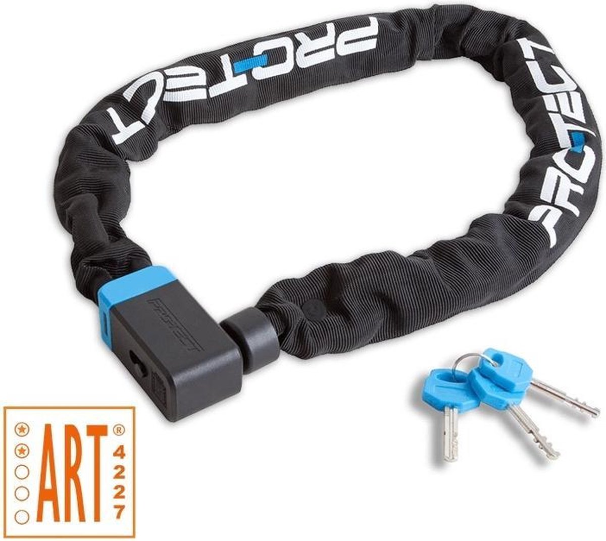 Pro-Tect Cubic ART2 Kettingslot | Premium Kwaliteit | 9mm x 120cm ...