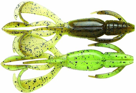 Keitech | custom worms | 9 cm | 7 stuks | electric june bug | Softbait ...