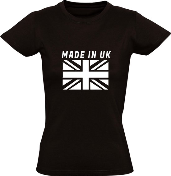 Made in UK Dames t-shirt | Verenigk Koningkrijk | Engeland | Wales ...