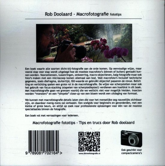 Fotografie voor iedereen - Macrofotografie fototips | 9789081702164 | Rob Doolaard |... | bol